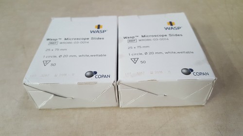 Lot of 2 Wasp Copan Microscope Slides - WR086-03-0014 - 25mm x 75mm ...