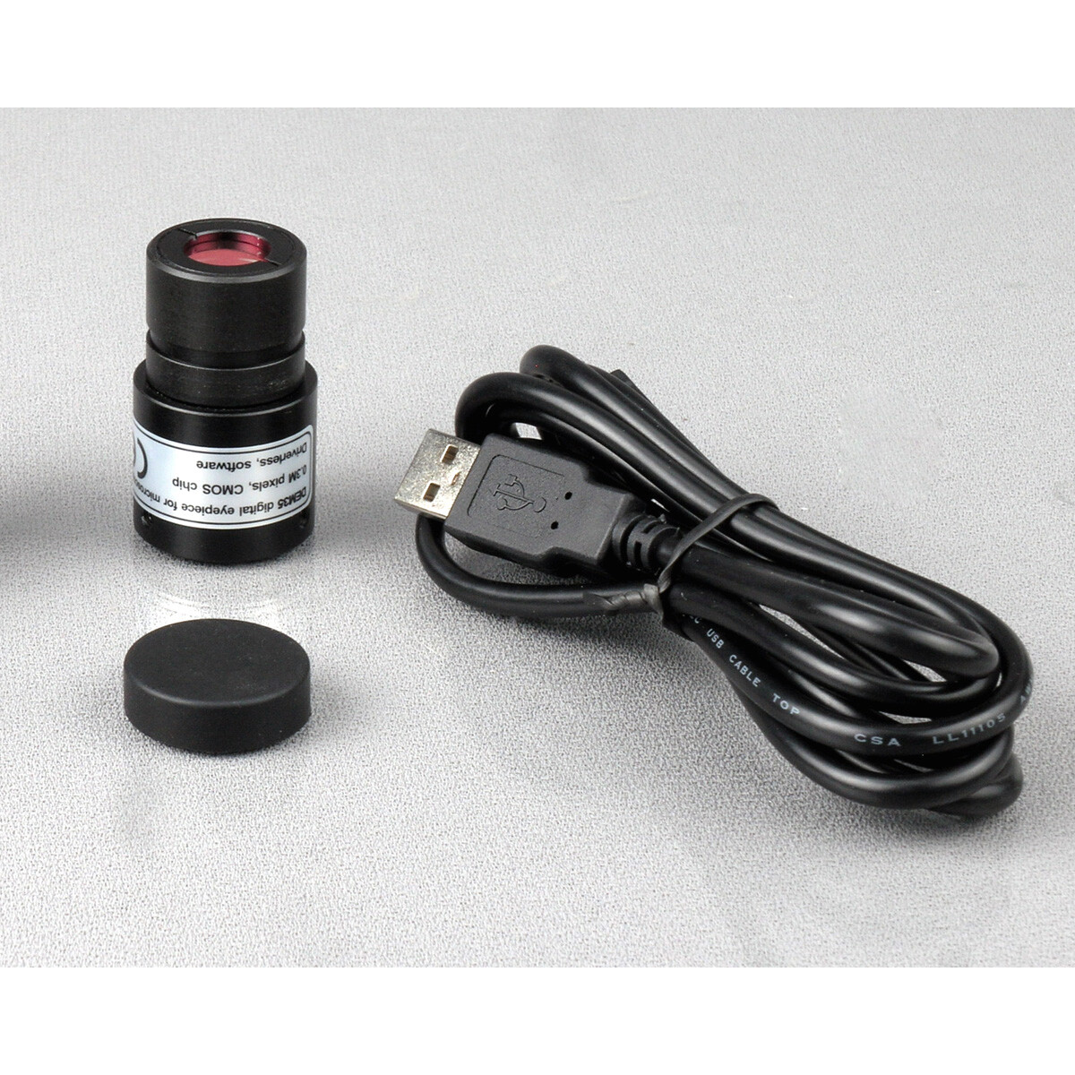 AmScope B120C-E3 40x-2500x LED Digital Binocular Compound Microscope ...