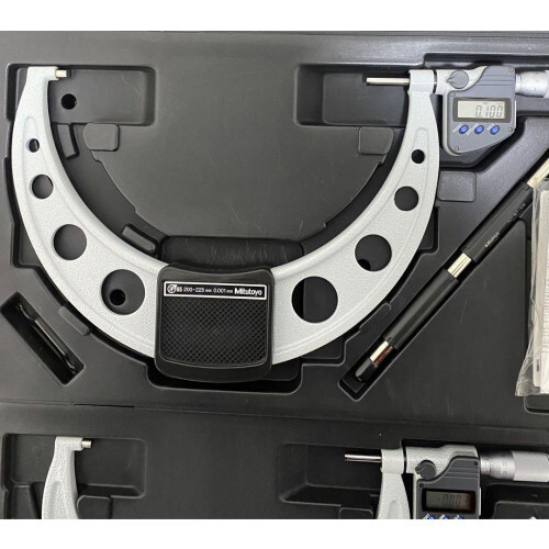 Mitutoyo Digital Micrometer Set of 2 with Case [EX] Limited From JAPAN ...