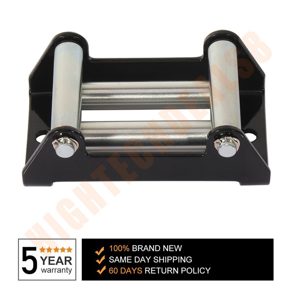 Winch Roller Fairlead Universal 4 Way Roller Cable Guide Stainless ...