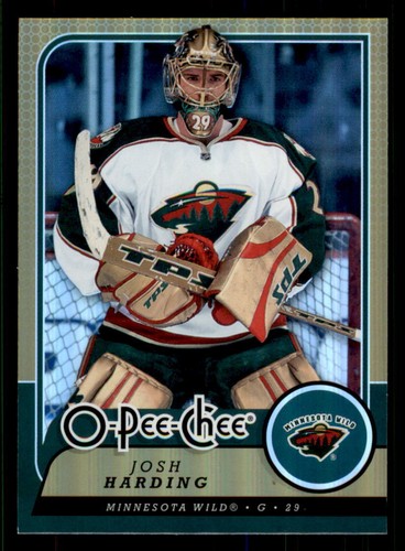 2008-09 O-Pee-Chee Gold #383 Josh Harding Minnesota Wild | eBay