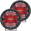Rigid Industries® 360-Series Round LED Lights 6" Driving (Red Backlight ...
