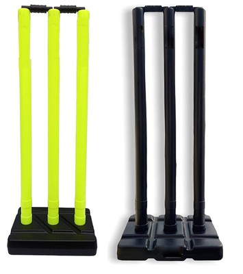 Plastic Cricket Stumps Set 6 Stumps, 4 Bails 2 Stand Full size US | eBay