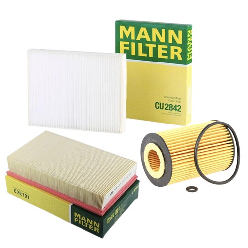 MANN-FILTER Air C32191 Oil HU7020z Cabin CU2842 Filters | eBay Australia