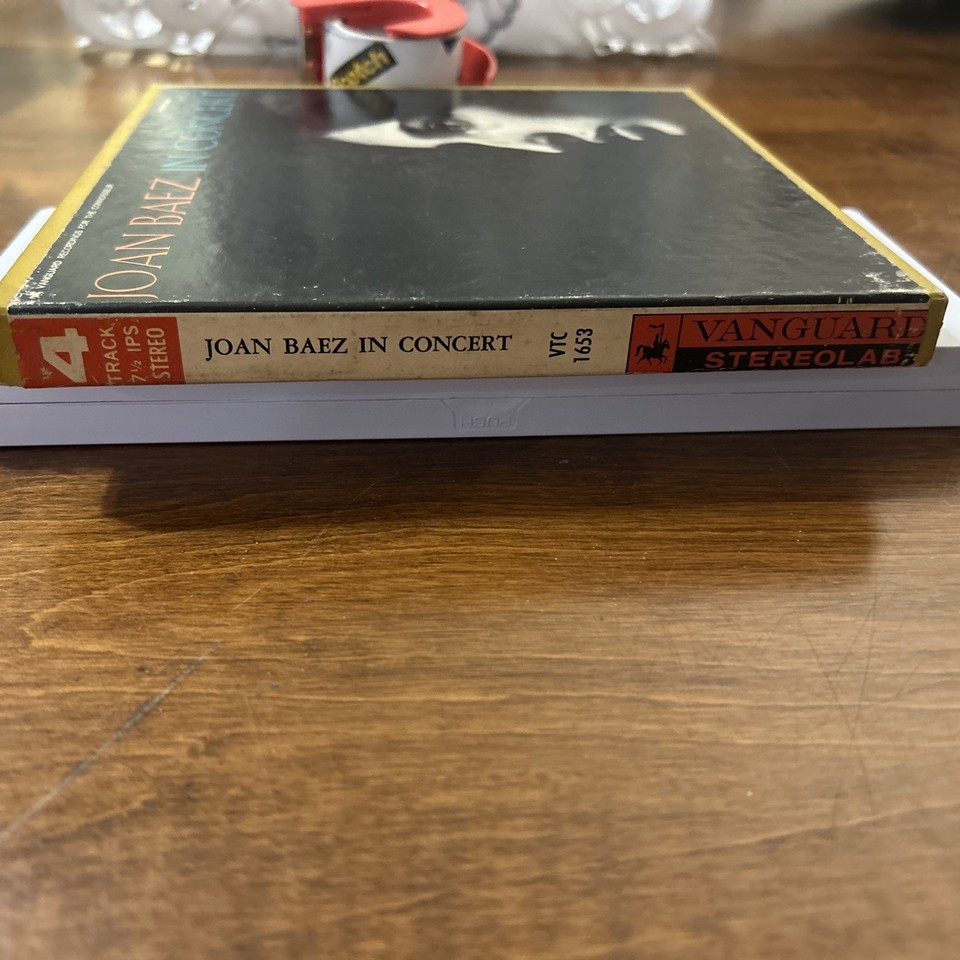 Joan Baez In Concert Reel To Reel 4 Track 7 1/2 IPS Stereo | eBay