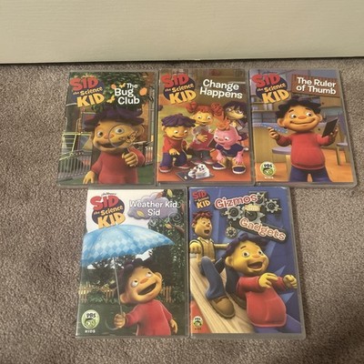 Sid The Science Kid DVDs PBS Kids Lot of 5 Ruler of Thumb, The Bug club ...