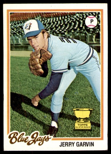 1978 Topps #419 Jerry Garvin Rookie Toronto Blue Jays RC Card | eBay