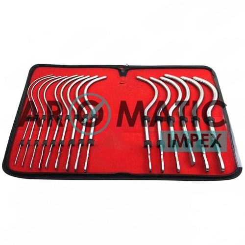 Guyon Urethral Sound Kit, Medical Grade Surgical Steel 15 Pcs Sounding ...