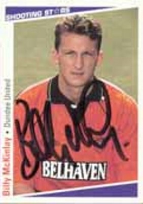 Billy McKinlay - Dundee Utd - Signed Trading Card - COA - (21691) | eBay UK