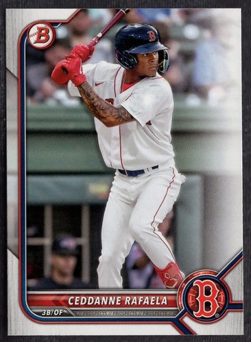 (25) Card Lot 2022 Bowman Draft #BD-104 Ceddanne Rafaela Prospect ...
