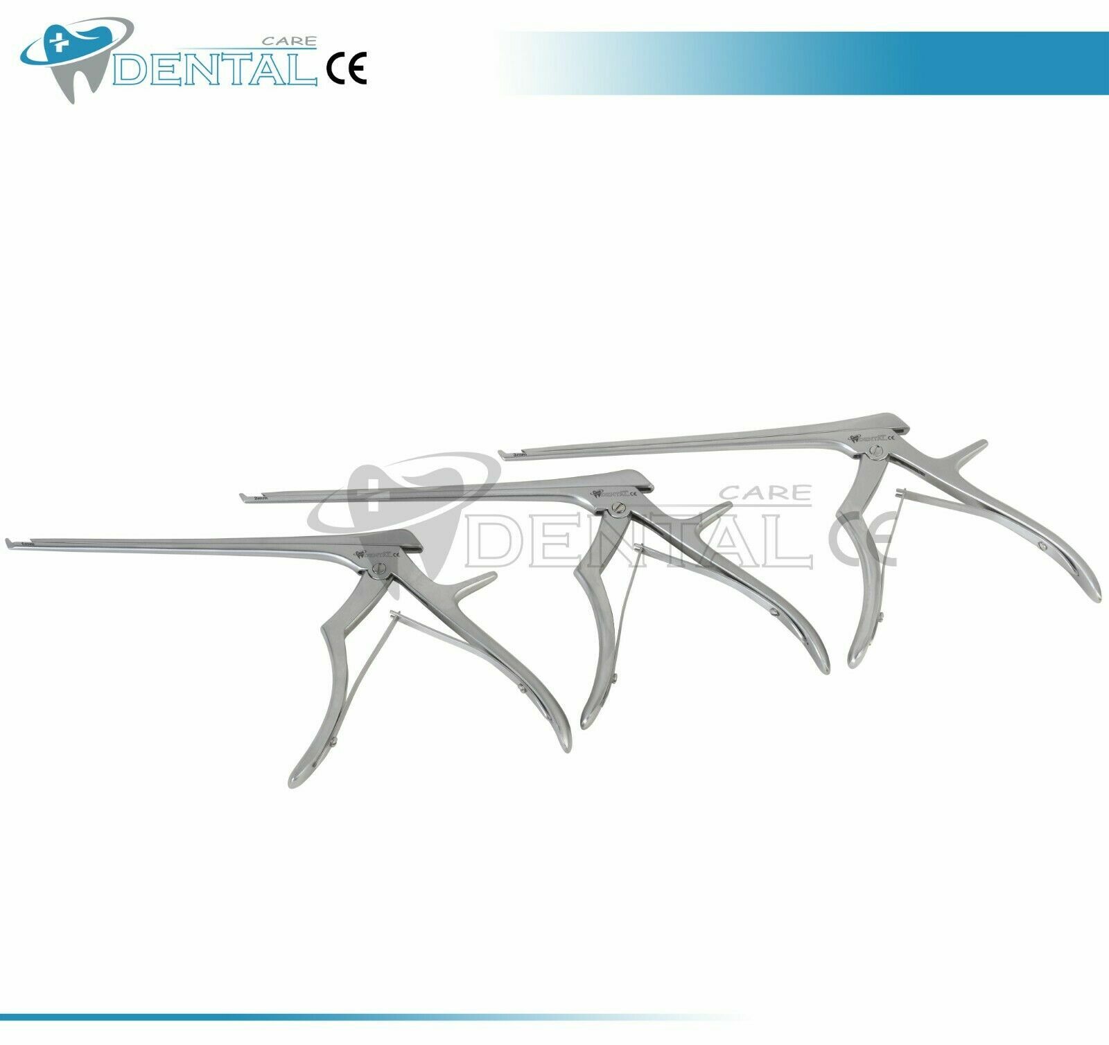 KERRISON Rongeurs Set 3 Pcs 7",1mm, 2mm, 3mm up 45 Degree orthopedics ...