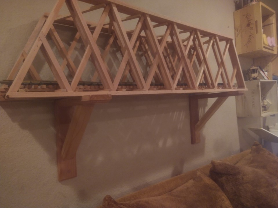 G Scale Display Truss Bridge 48"! Model Train Trestle For USA LGB MTH ...