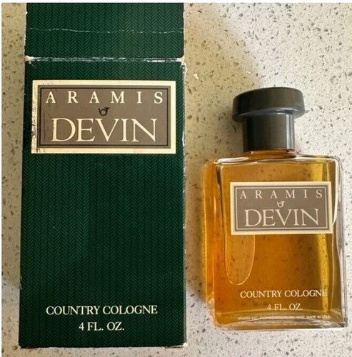 Vintage Aramis DEVIN COUNTRY COLOGNE Men Splash 4 FL.oz Bottle New Full ...