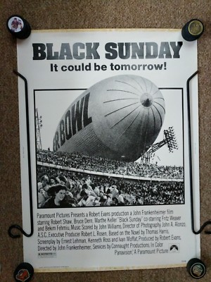 BLACK SUNDAY starring Robert Shaw 30x40 poster original 1976 | eBay