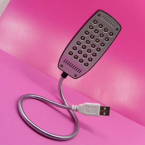 Flexible USB Portable Snake Reading Light Lamp 28 LED For Computer ...