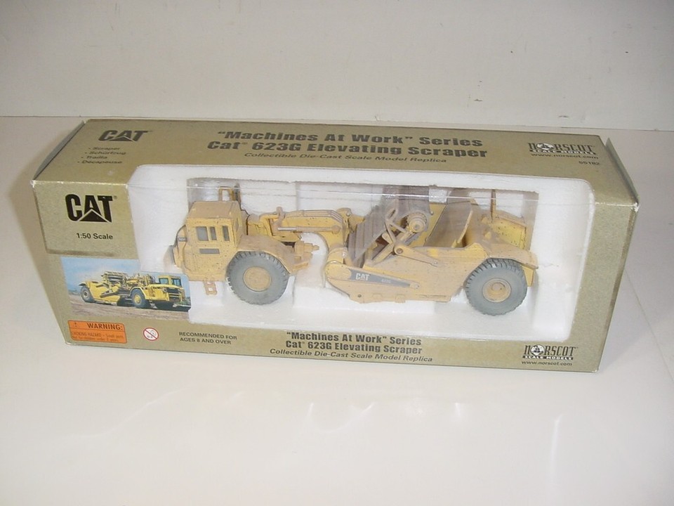 1/50 CAT 623G Elevating Scraper "Machines At Work" by Norscot NIB! | eBay