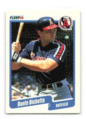 Dante Bichette - 1990 Fleer #127 - California Angels | eBay
