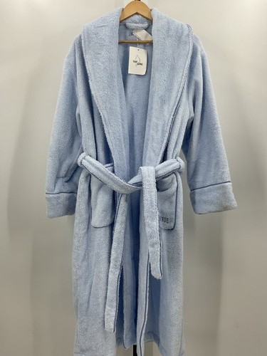 Djerf Avenue Women's Bath Robe Blue M/L | eBay