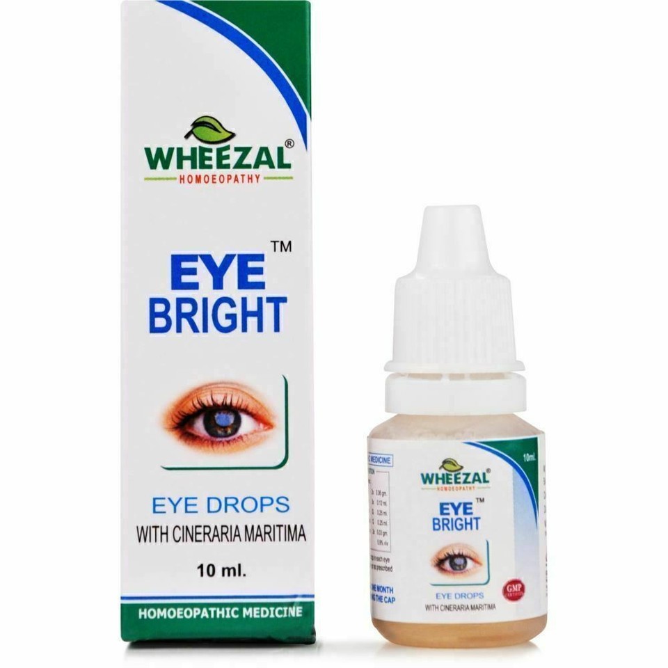 2 Pack Wheezal Eyebright Eye Drops For Conjunctivitis & Eye Care 10 ml ...
