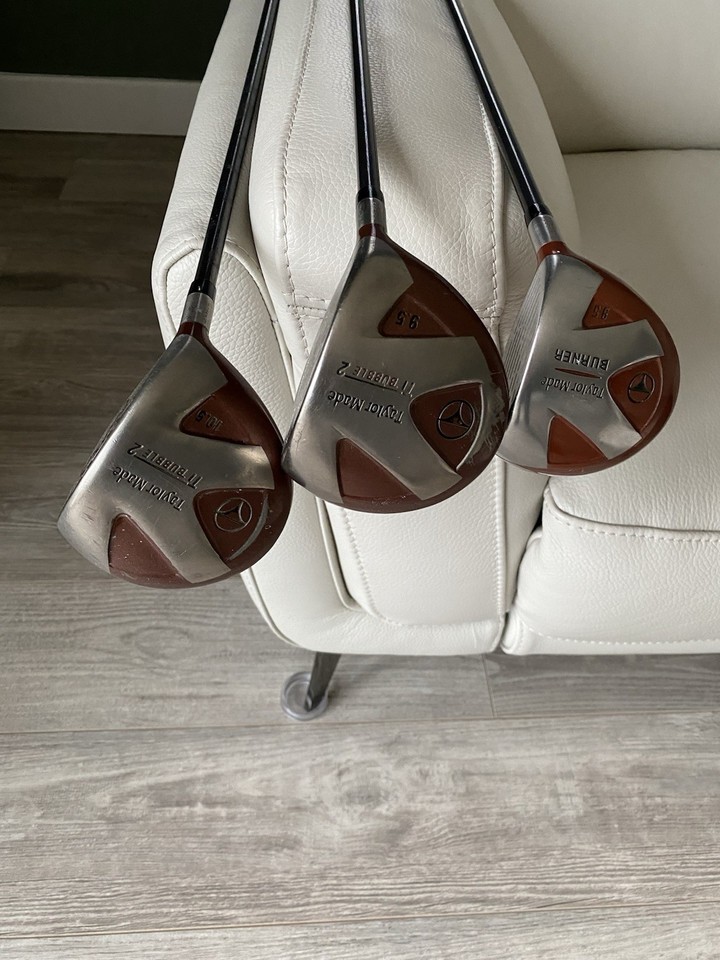 3 X Taylormade Drivers Consisting Of 2 X Ti Bubble 2 And 1 X Burner ...