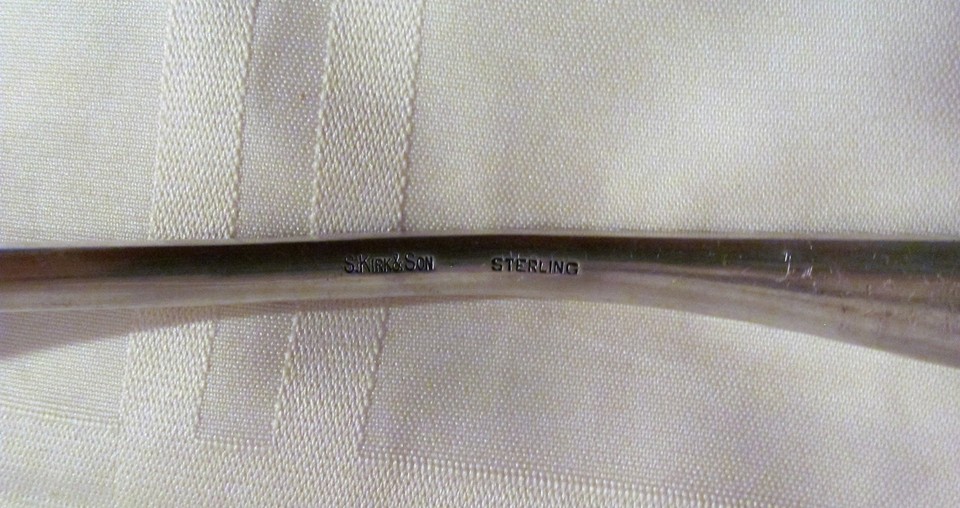 Vintage S. Kirk and Son Repousse' Sterling Silver Punch Ladle 13 1/4 ...