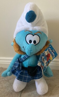 BRAND NEW THE SMURFS GUTSY SMURF WITH SCOTTISH KILT 35cm BNWT | eBay