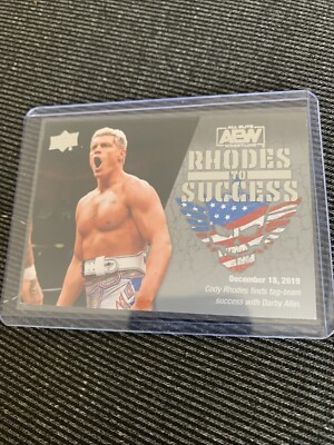 2021 Upper Deck AEW #RS-4 Rhodes To Success Cody Rhodes wrestling card ...