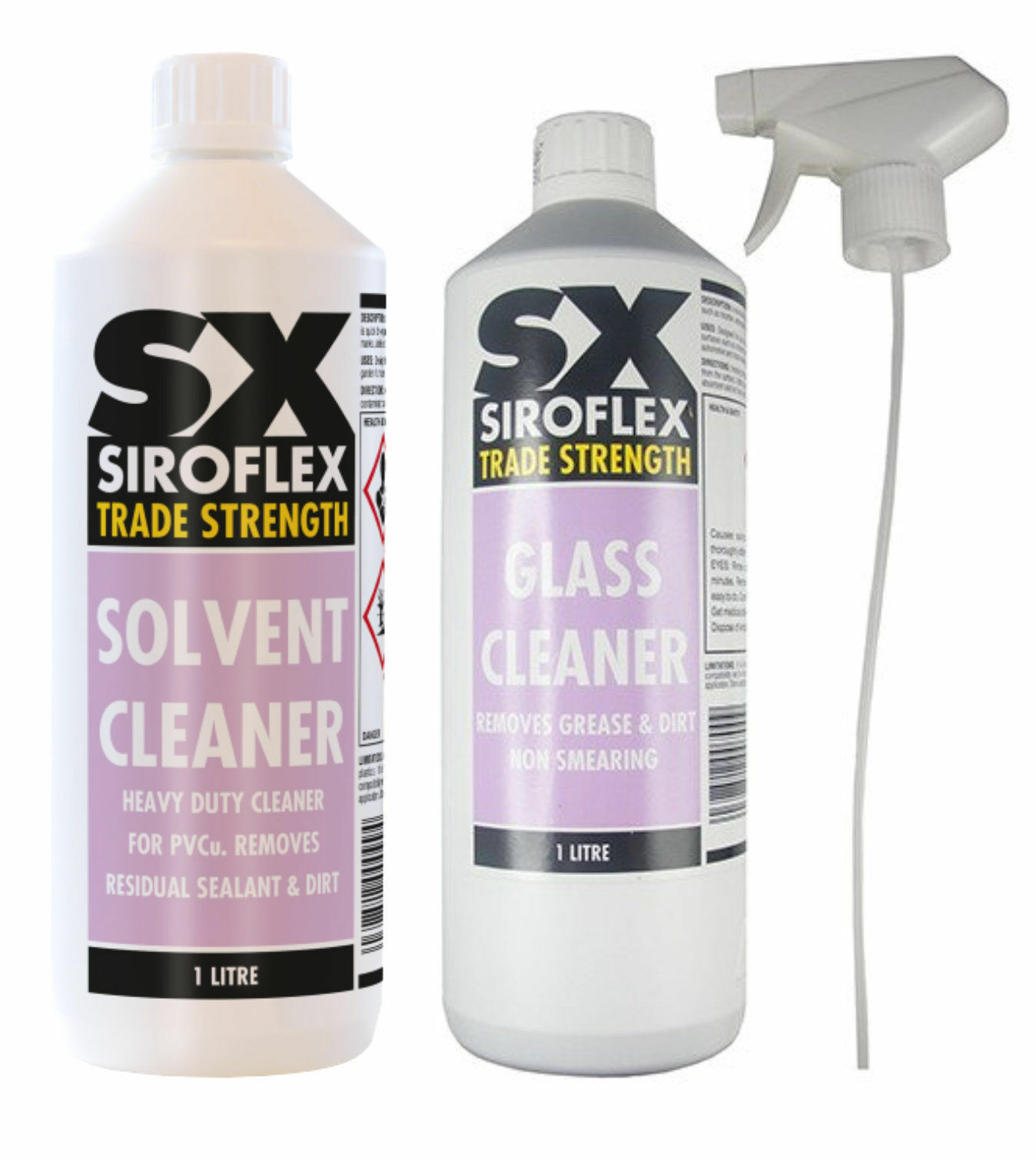 Siroflex Trade Strength Upvc Solvent & Glass Cleaner For Windows Doors ...