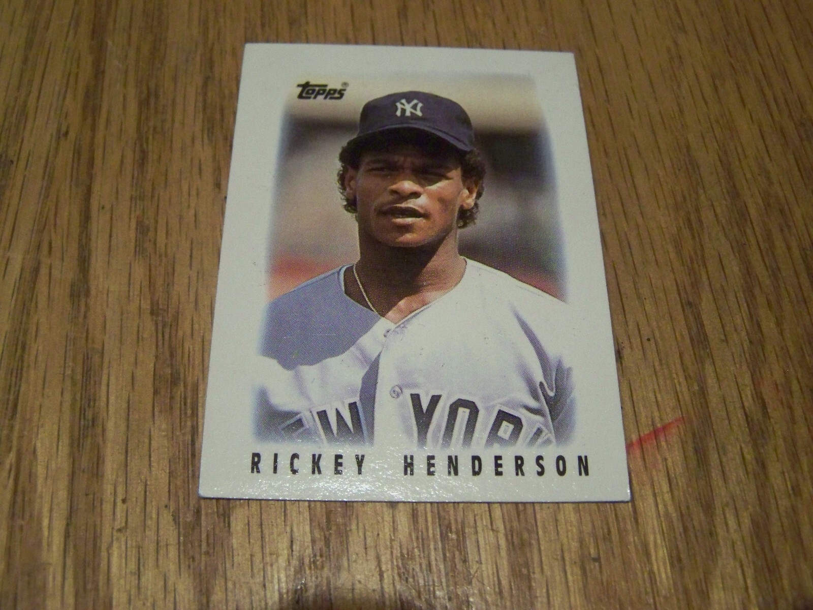 RICKEY HENDERSON TOPPS MINI 1986 BASEBALL CARD | eBay