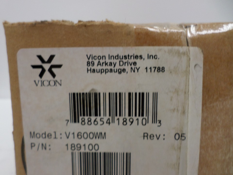 Vicon Industries V1600WM Medium Duty Outdoor Wall Mount 40lbs Capacity ...