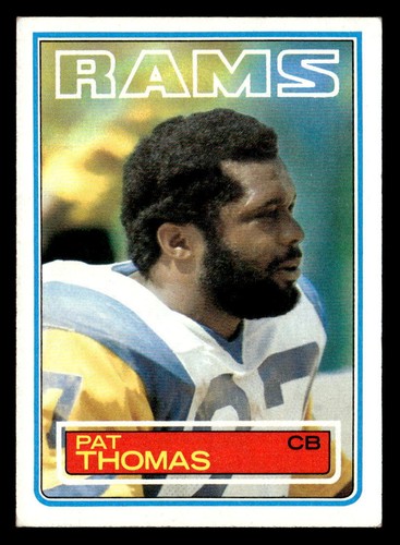 Pat Thomas 1983 Topps Card #95 Los Angeles Rams | eBay
