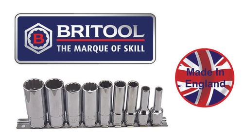 BRITOOL ENGLAND 3/8" SD AF DEEP 12 POINT SOCKET SET | eBay UK