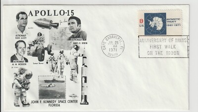 Space Cover: Apollo 15 J.F.K. Space Center, Florida- Orbit Covers | eBay