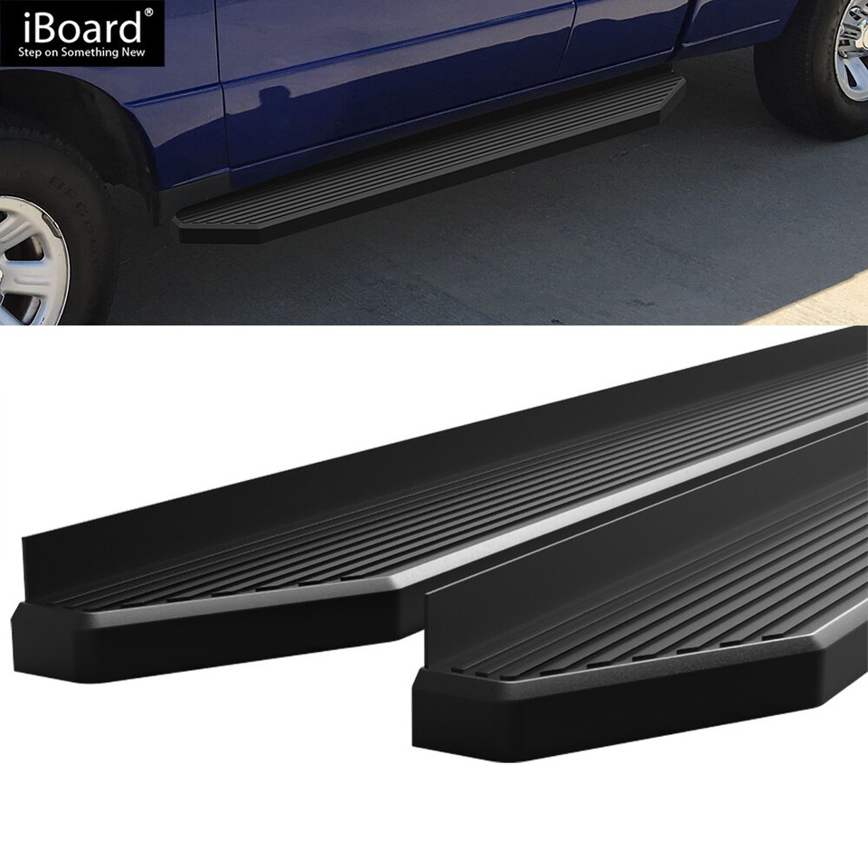 APS Running Board Black 6" Fit Ford Ranger Super Cab 4-Door 99-11 | eBay
