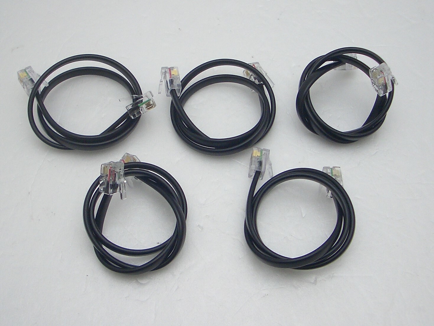 5-Pack Plantronics Pig Tail Cable 40974-01 for A20 AP15 M10 M12 M22 ...