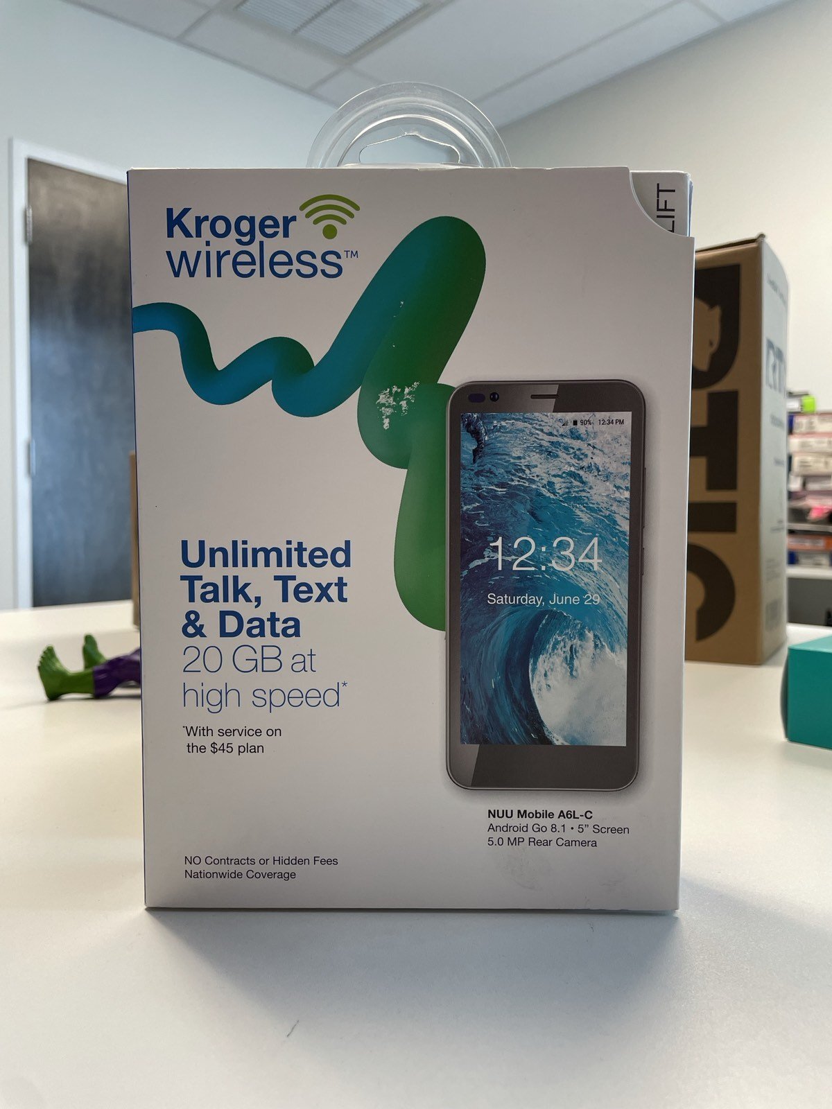 Nuu Mobile A6L-C 8GB Smartphone | For use with Kroger Wireless Network ...