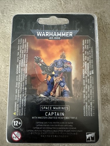 Warhammer 40K 40,000 - Space Marines Captain with Master-Crafted Bolt ...
