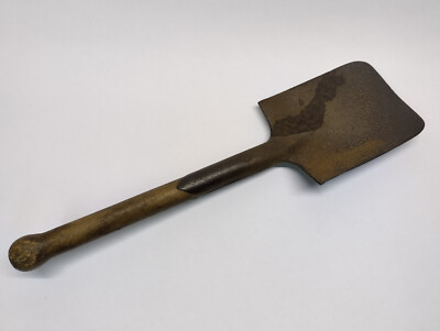 Feldspaten, Schaufel, Schanzzeug, gerader Spaten, Wehrmacht, mit ...