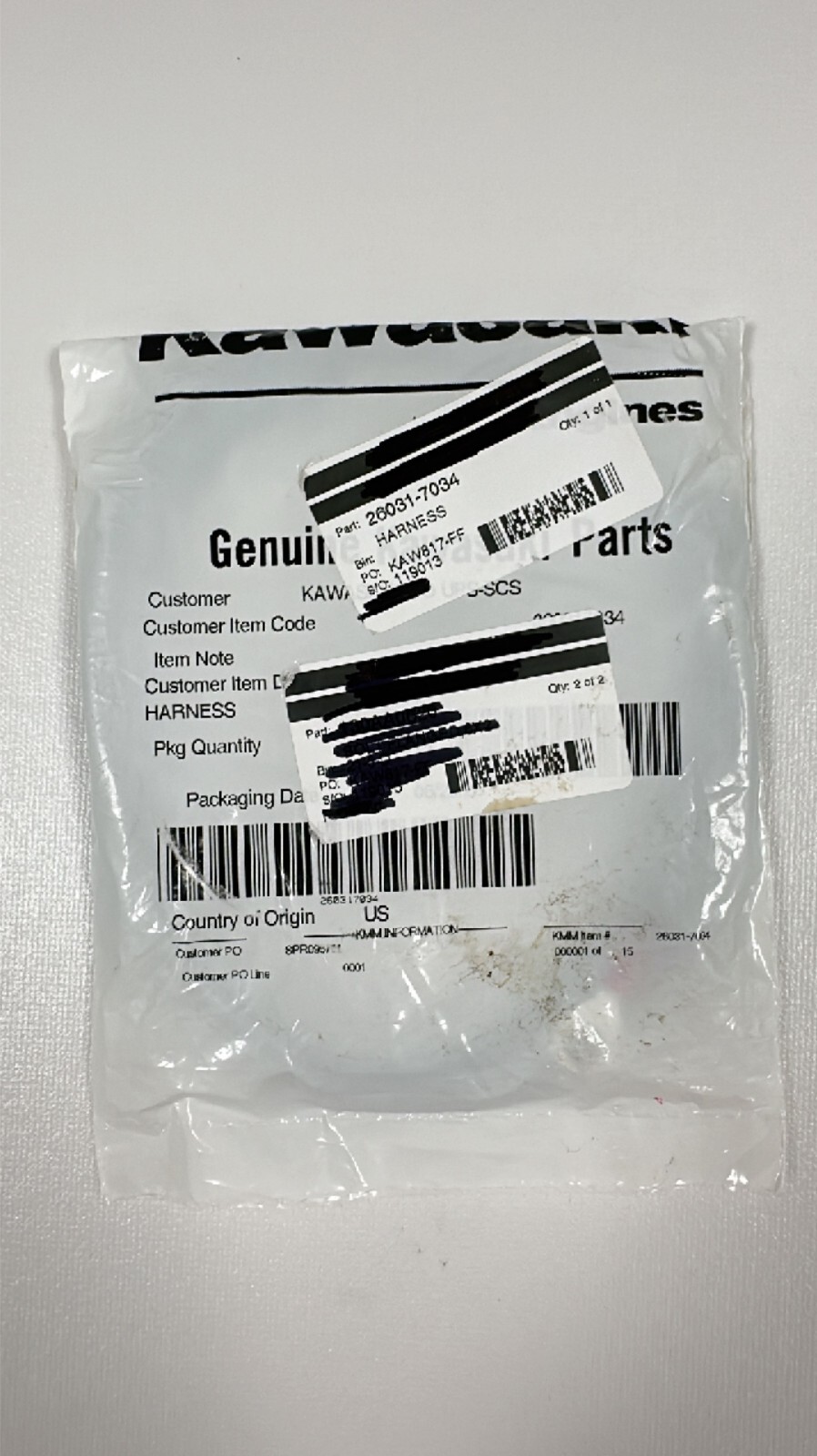 NEW OEM Kawasaki Harness 26031-7034 | eBay
