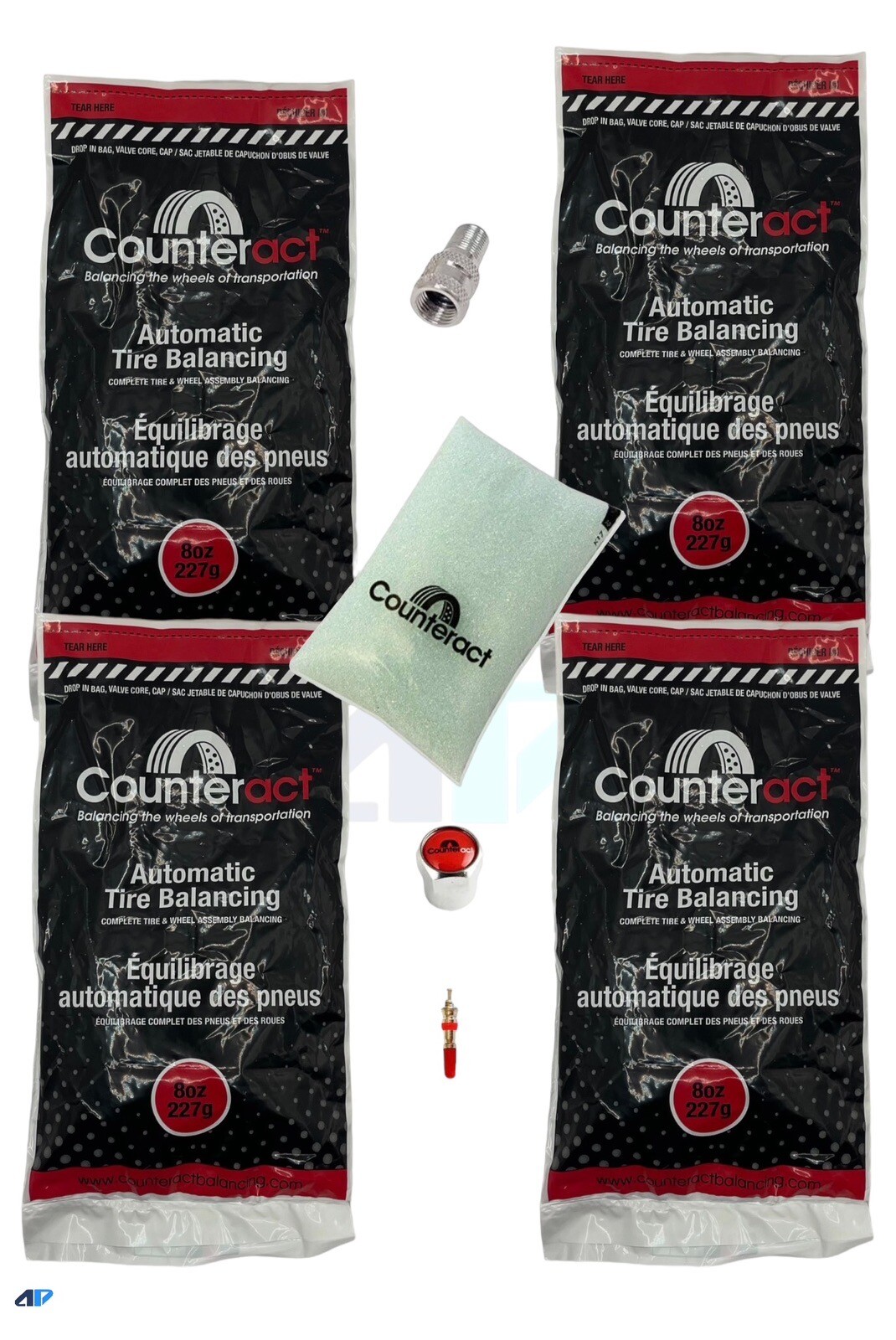 8 ounce Tire Balancing Bags Counteract 080BNB Tire Balancing Beads 8 oz ...