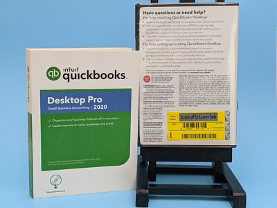 Intuit QuickBooks Desktop Pro 2020 for Windows: Retail ~ Permanent ...