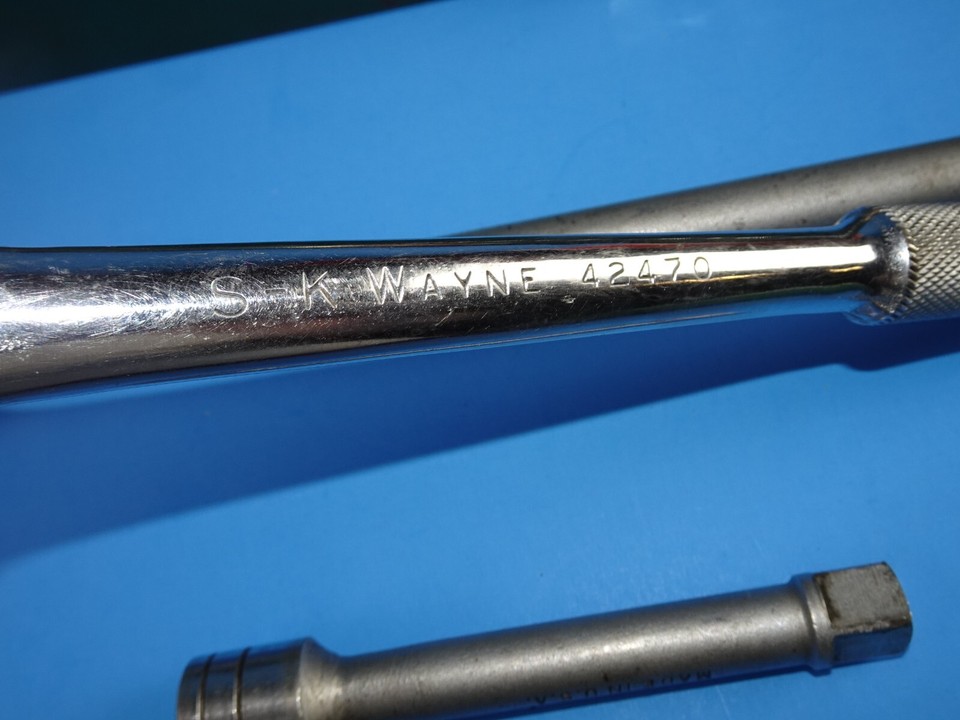 Vintage SK Wayne Tools 1/2" Drive Socket Set 25pc 7/16" to 1-1/4" USA ...