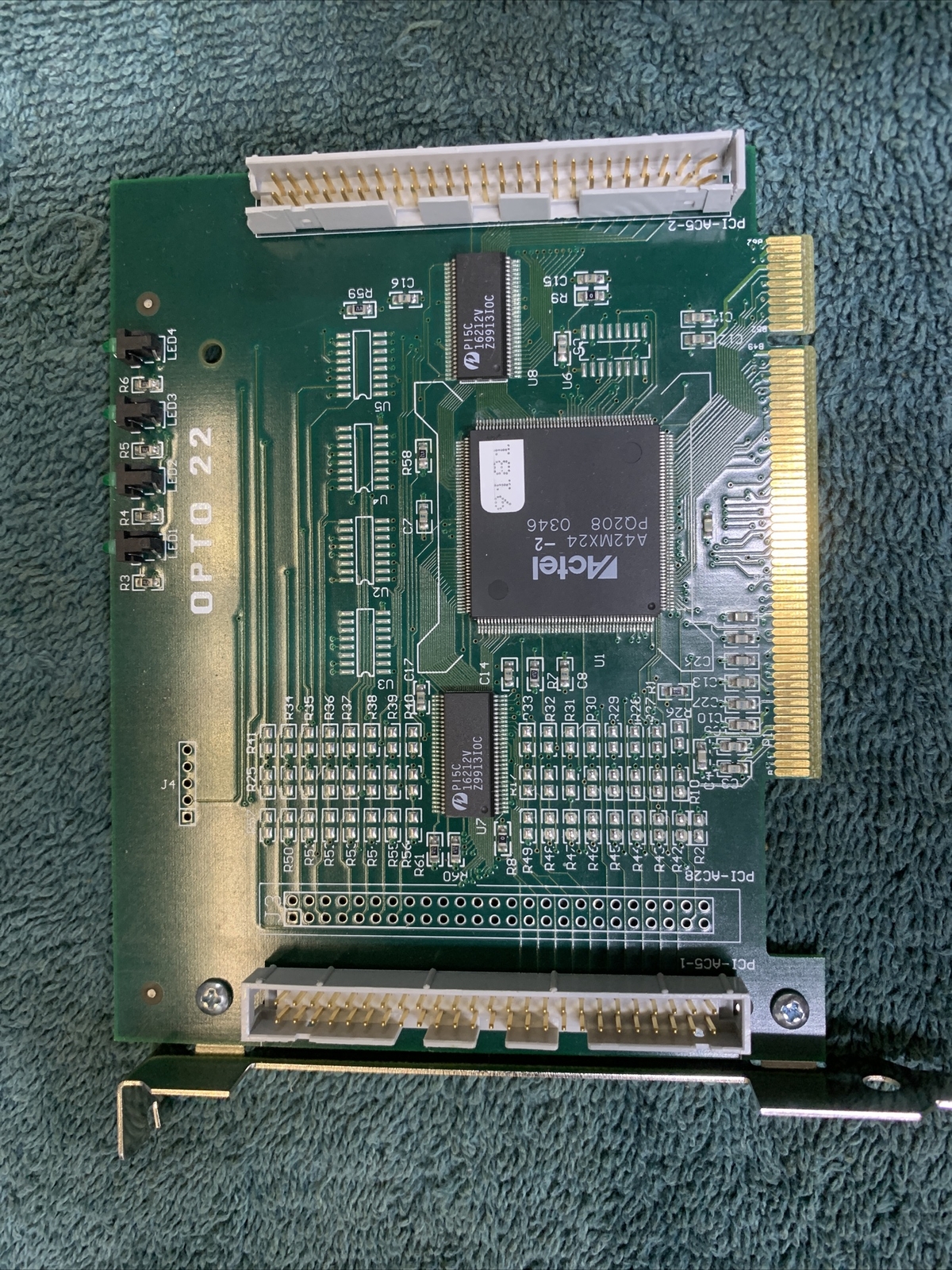 OPTO 22 IO Package With PCI-AC5 Card, 2 Ribbon Cables And Two G4PB24 ...