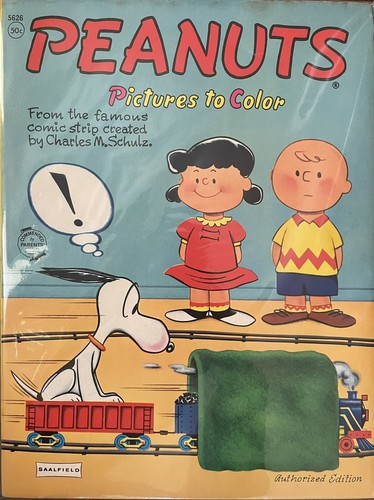 1958 Peanuts Pictures to Color Coloring Book (Charles M. Schulz) NM+ ...