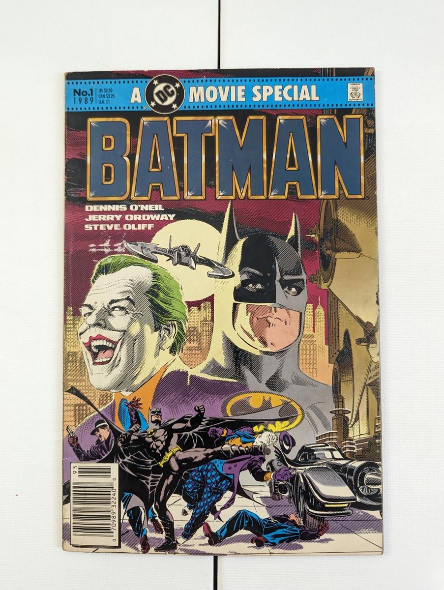 Batman 1989 Movie Comic Book Batman Official Movie Adaptation, DC
