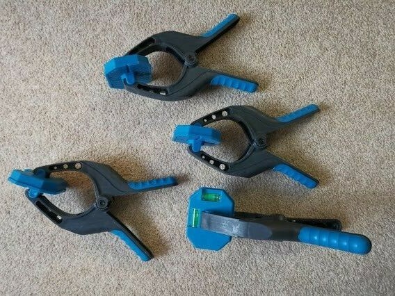 Workzone 4 Pcs Corner Clamp With Spirit Level Set for sale online | eBay