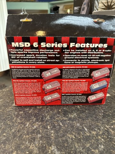 MSD MSD-6AL Ignition Control Box Multiple Spark Discharge 6420 6AL for ...