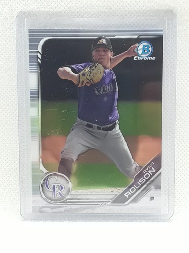 Ryan Rolison 2019 Bowman Chrome Baseball - #BCP-196 - Colorado Rockies ...
