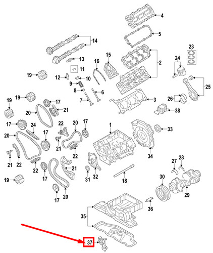 Genuine OEM Engine Oil Pump for Audi 06E115105BD for sale online | eBay