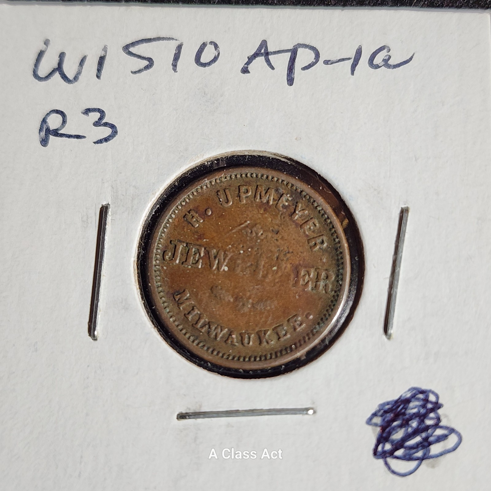 CWT - Stephen A. Douglas/H. Upmeyer Jeweller, Milwaukee WI510AP1a R3 ...